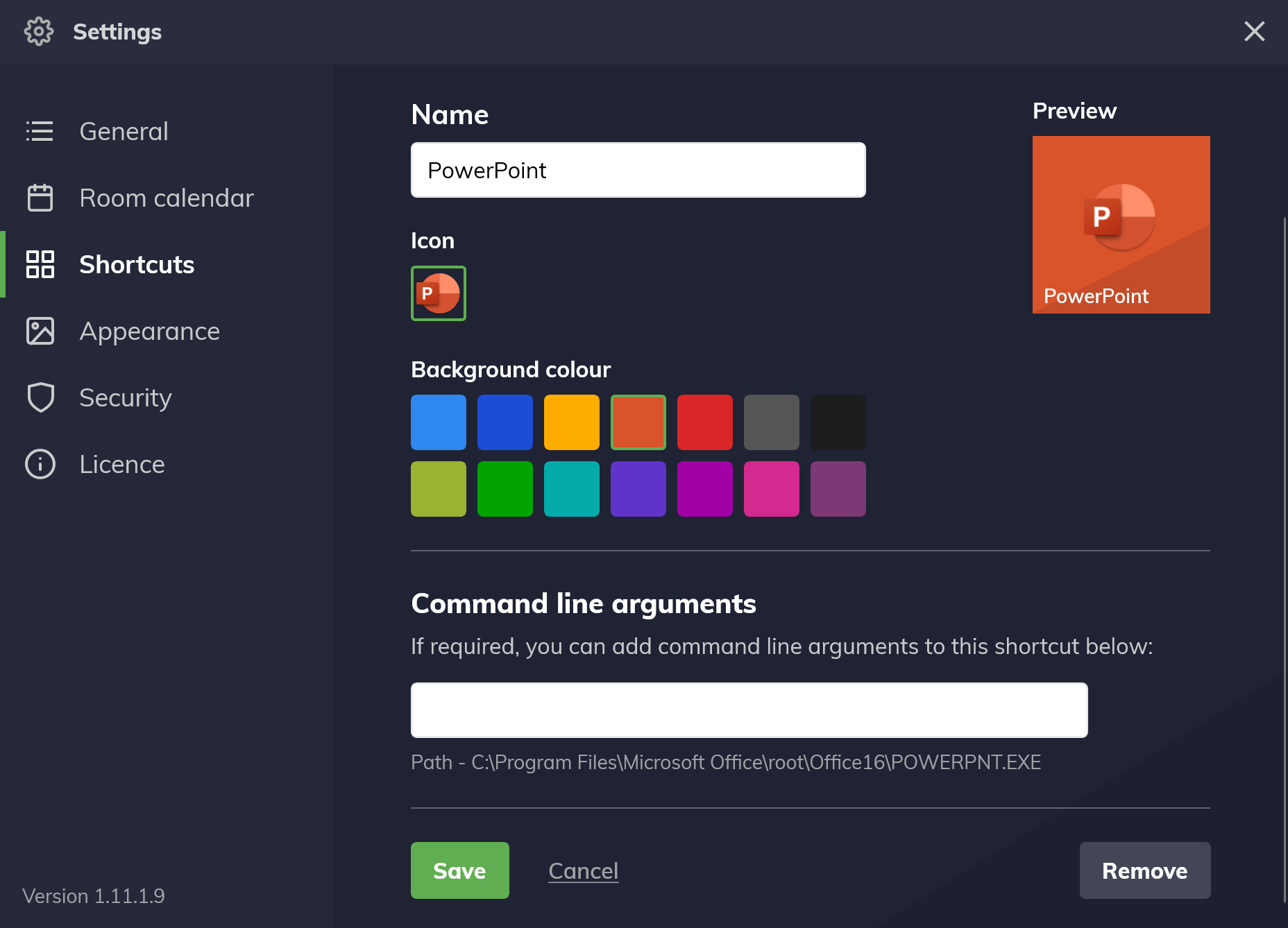 Editing shortcuts – DisplayNote Technologies Ltd